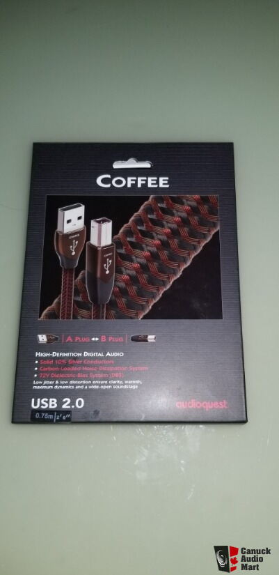 Audioquest Coffee USB A-B .75m - Pending to Chris For Sale - Canuck ...