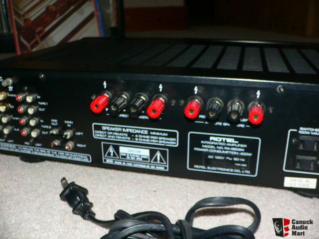 Rotel RA-980BX Integrated Amplifier - FREE Shipping Photo #420549 - US ...