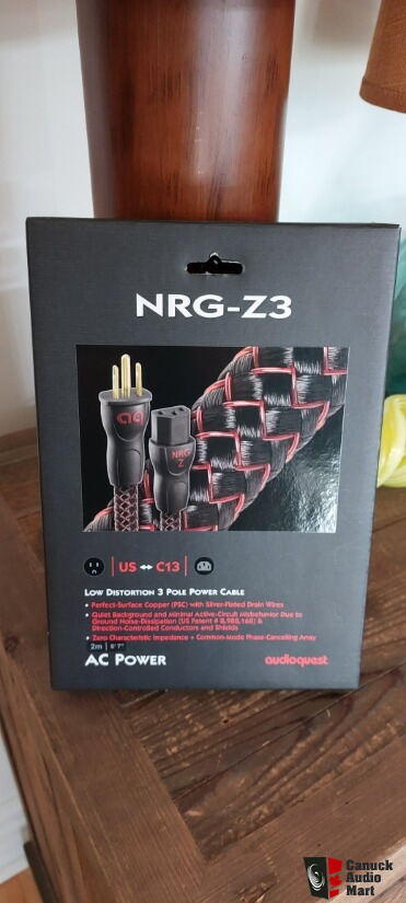 AudioQuest NRG Z3 power cable (2m) (Sale pending to Jeepman) For Sale ...