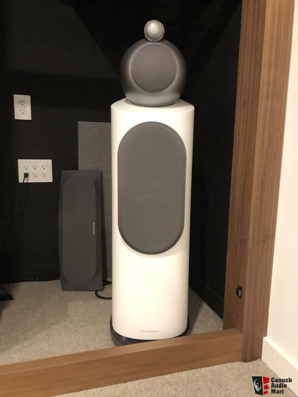 B&W (Bowers & Wilkins) 803 D3 in Satin White Excellent condition! Photo ...