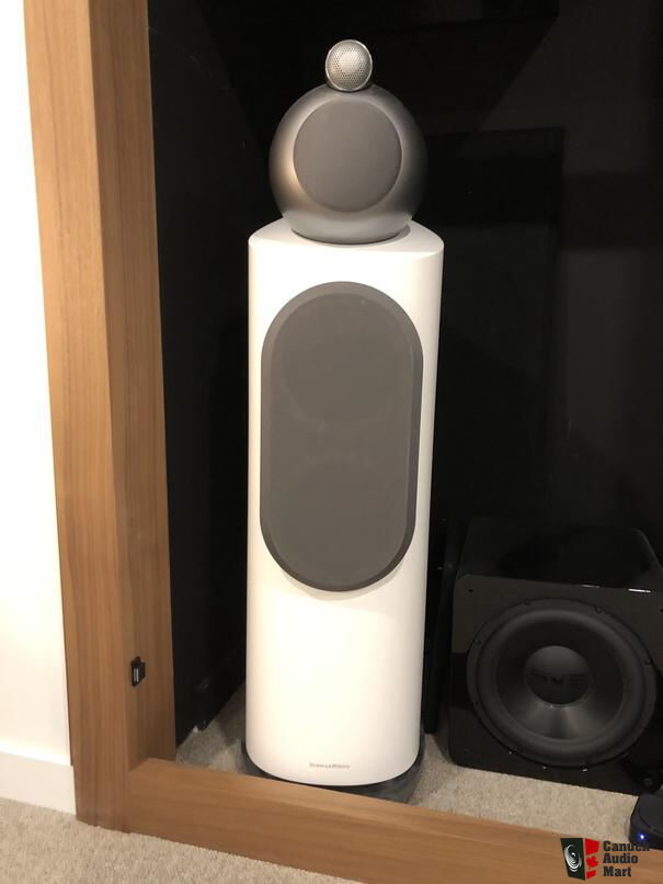 B&W (Bowers & Wilkins) 803 D3 in Satin White Excellent condition! Photo ...