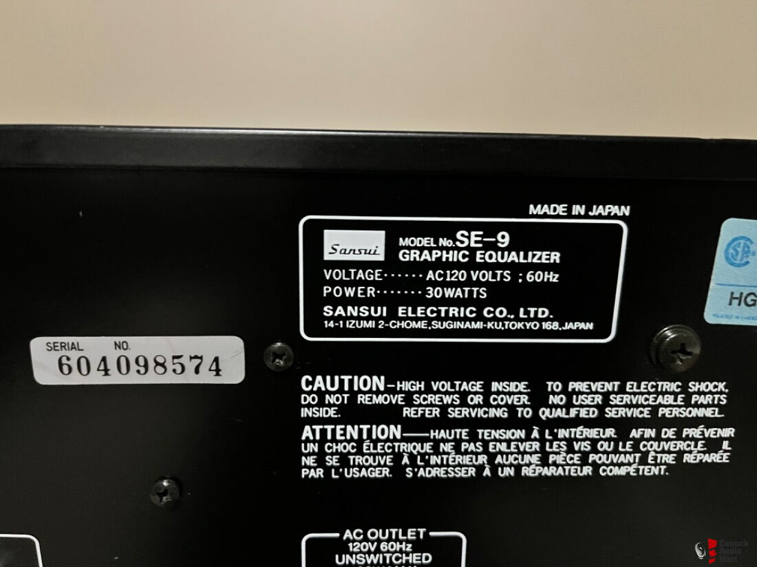 Sansui SE-9 Photo #4211983 - US Audio Mart