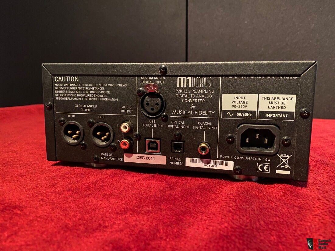 Musical Fidelity M1 DAC (PCM 24-96) Photo #4215324 - Canuck Audio Mart