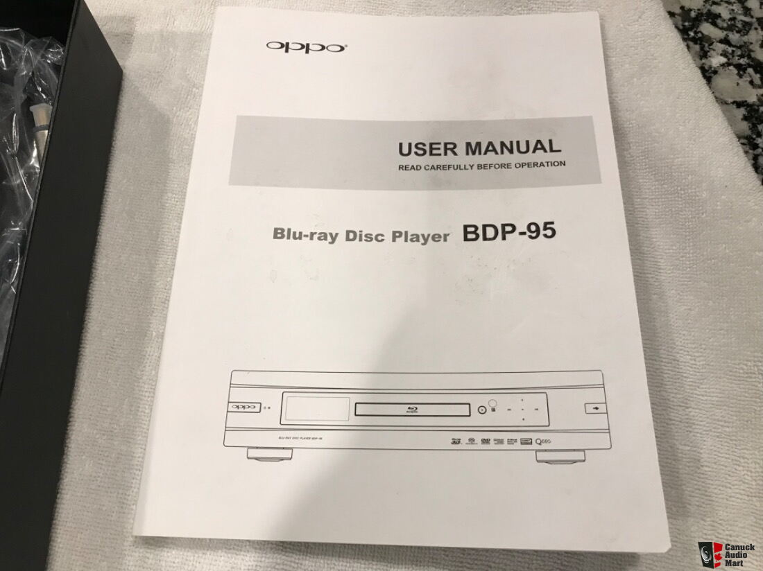 Oppo BDP-95 Blu-ray, SACD, CD player Photo #4215621 - Canuck Audio Mart
