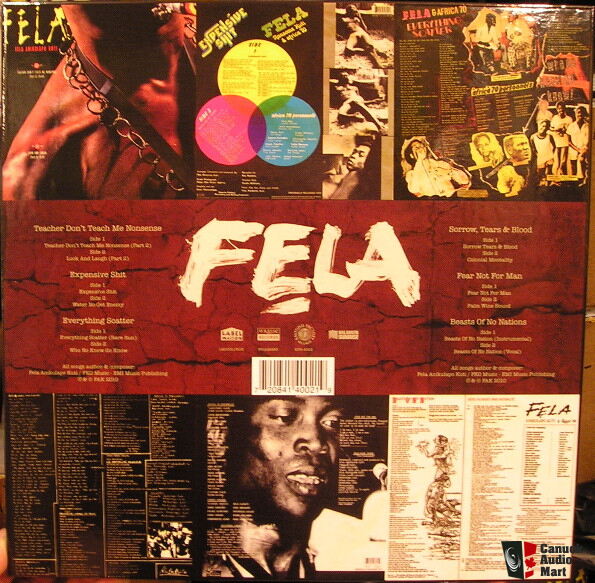 Fela Kuti - Vinyl Box Set 1 - 1st Pressing - Knitting Factory Photo ...