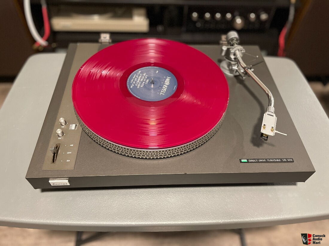 Sansui SR-525 direct drive turntable with Pickering XV-15/625E Photo ...
