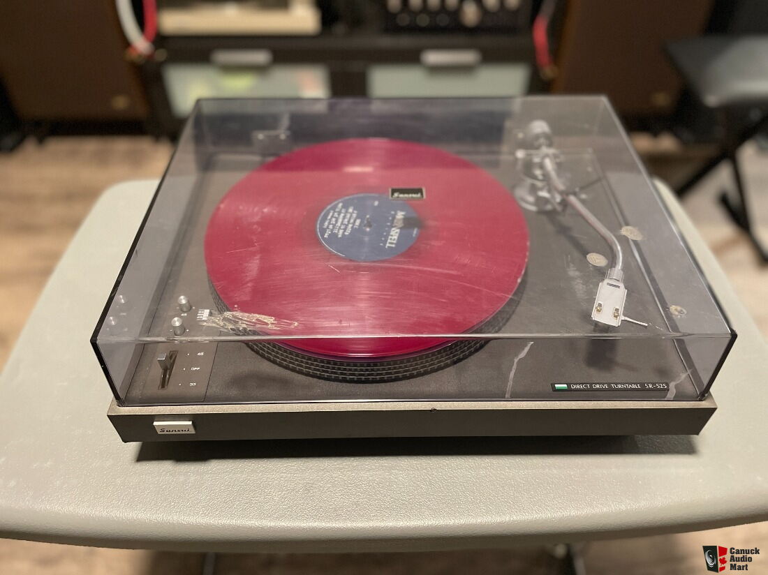Sansui SR-525 direct drive turntable with Pickering XV-15/625E Photo ...