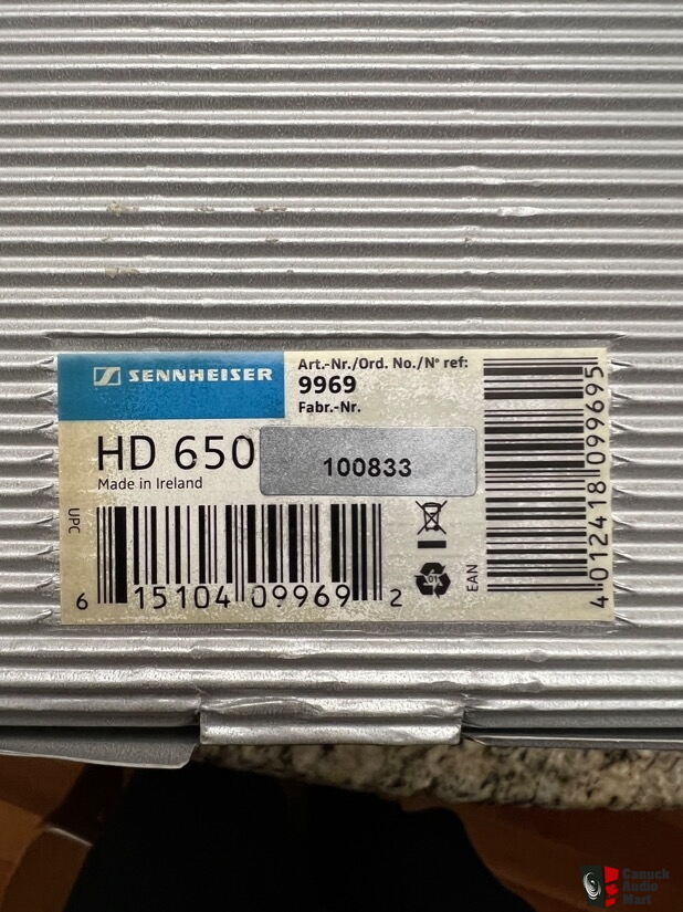 Sennheiser HD 650 - Audiophile Hi-Res Open Back Dynamic Headphone (Mint ...