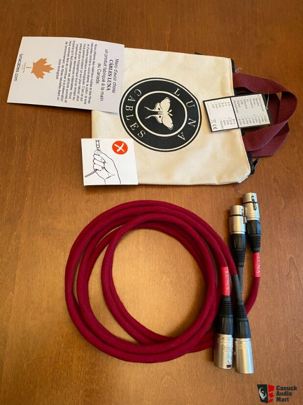 Luna RED Interconnect XLR 1.5 m For Sale - UK Audio Mart