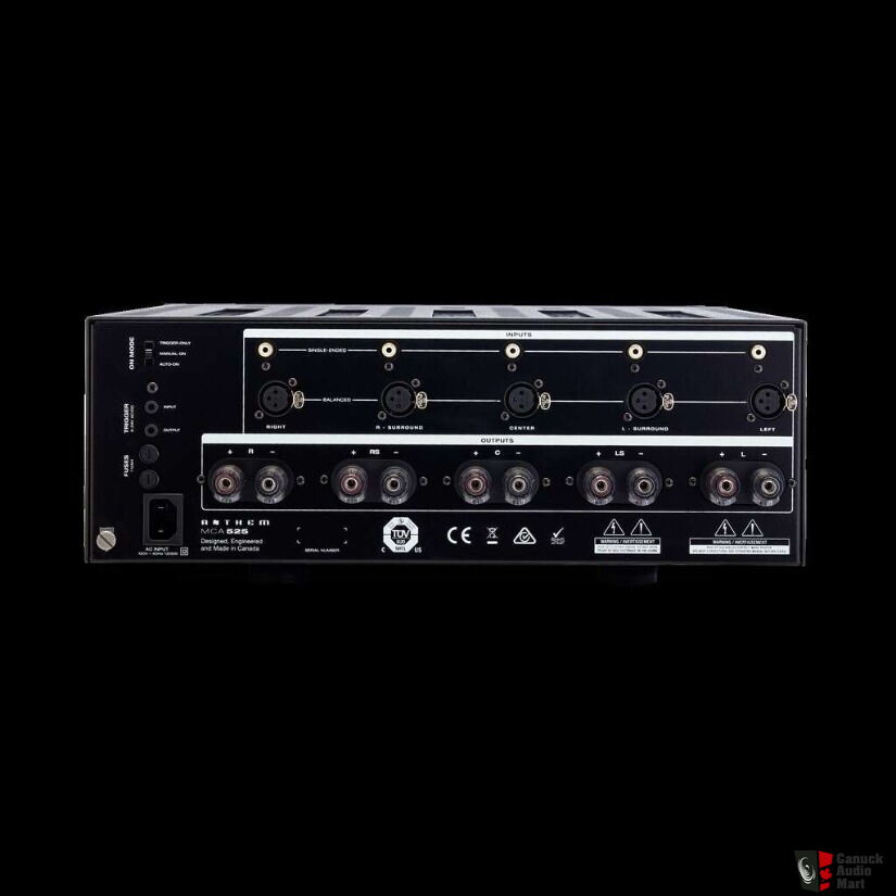 Anthem MCA525 Gen 2, 5 channel, 225 watts per channel, like new Photo ...