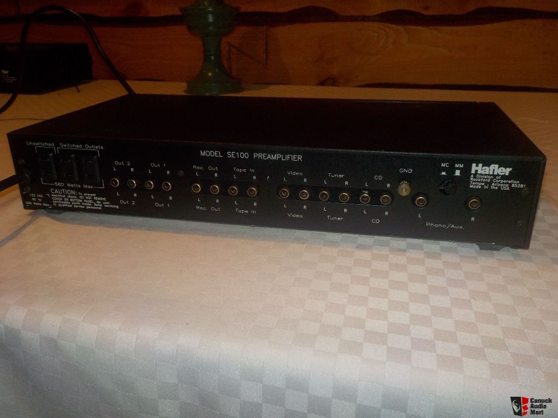 SE100 Hafler jfet based pre-amp Made in USA Photo #4223594 - Canuck ...
