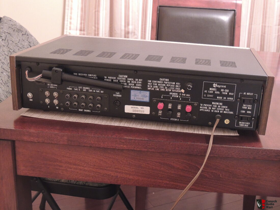 Baycrest HB-300 AM/FM Stereo Receiver w/phono,made in Japan Photo ...