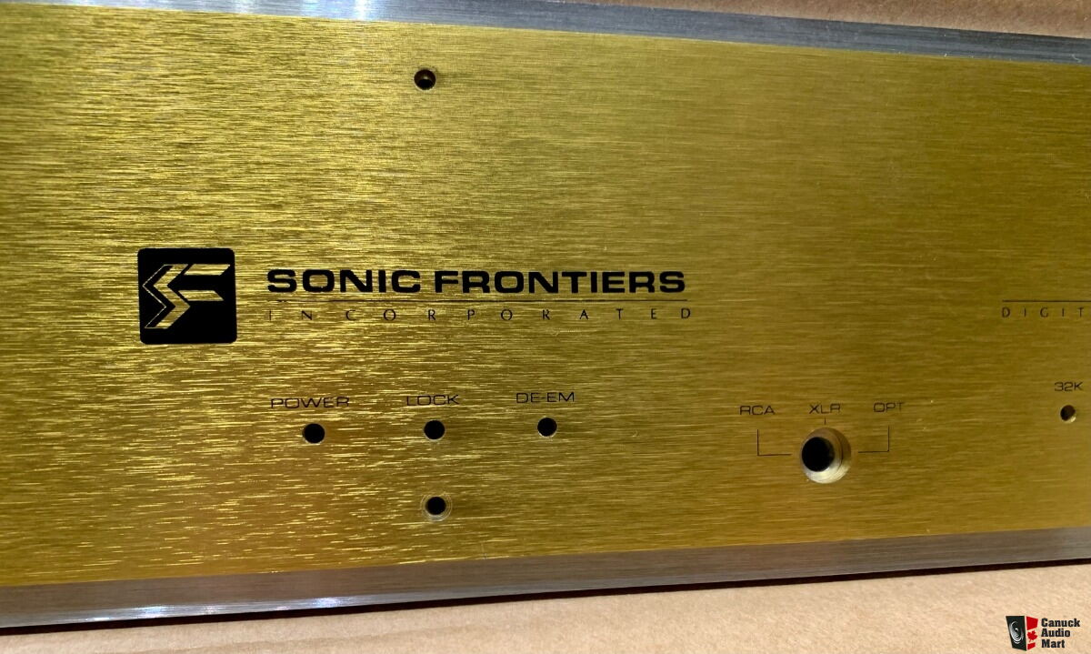 Sonic Frontiers SFD-2 original face plate Photo #4224357 - US Audio Mart