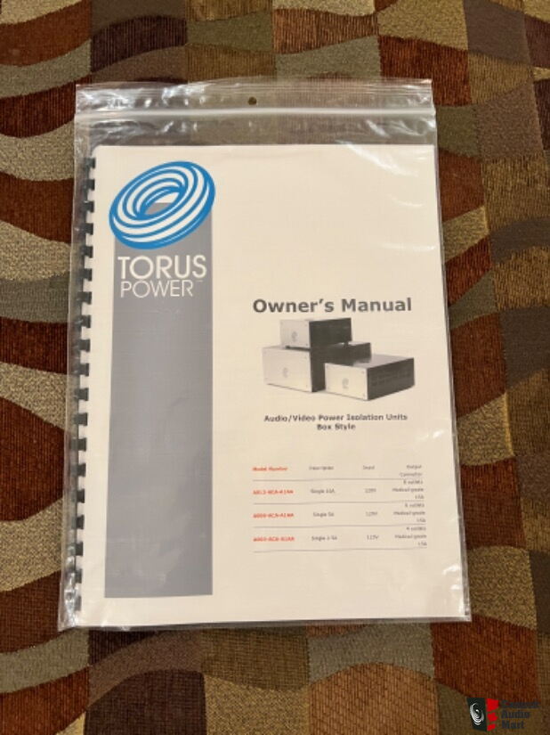 Torus Single 5A Power Conditioner Photo #4227481 - US Audio Mart