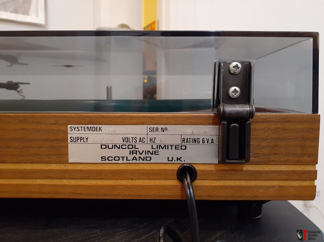 High-Quality Classic Systemdek IIX Turntable (Made in Scotland UK ...