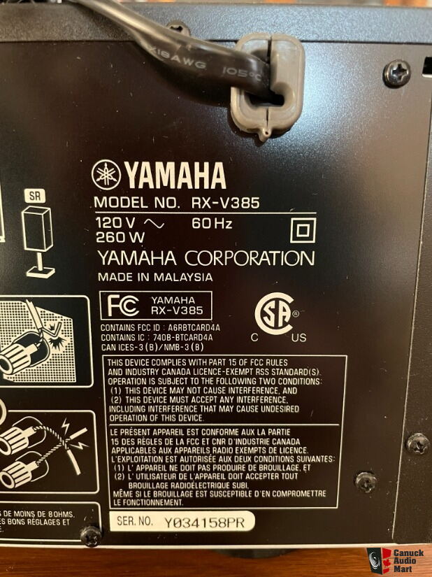 Yamaha RX-V385 5.1 AVR Photo #4229756 - US Audio Mart