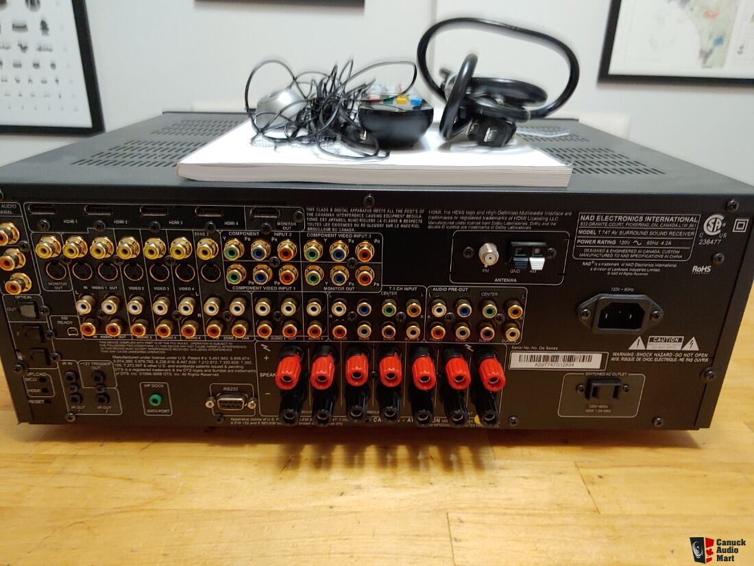 NAD T747 AVR Photo 4231359 Canuck Audio Mart