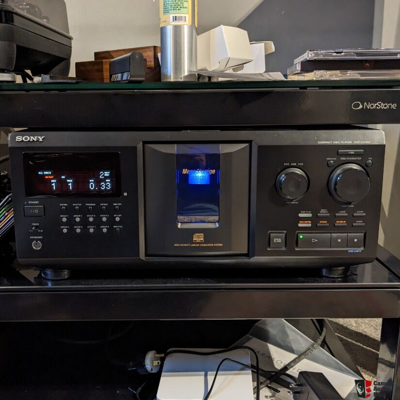 Sony CDP-CX355 cd changer with optical output Photo #4231366 - US Audio ...