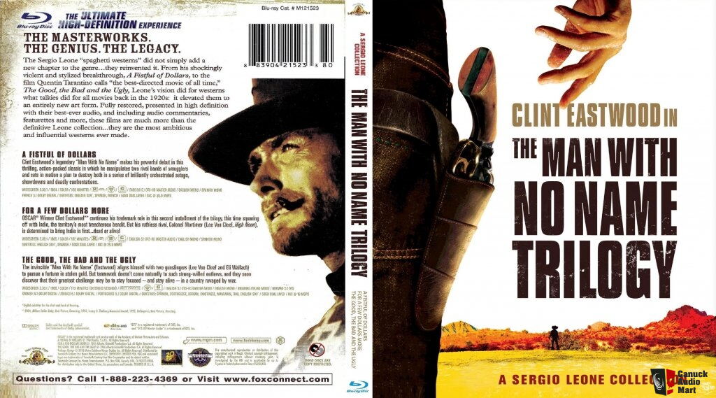 The Man with No Name Trilogy For Sale - Canuck Audio Mart