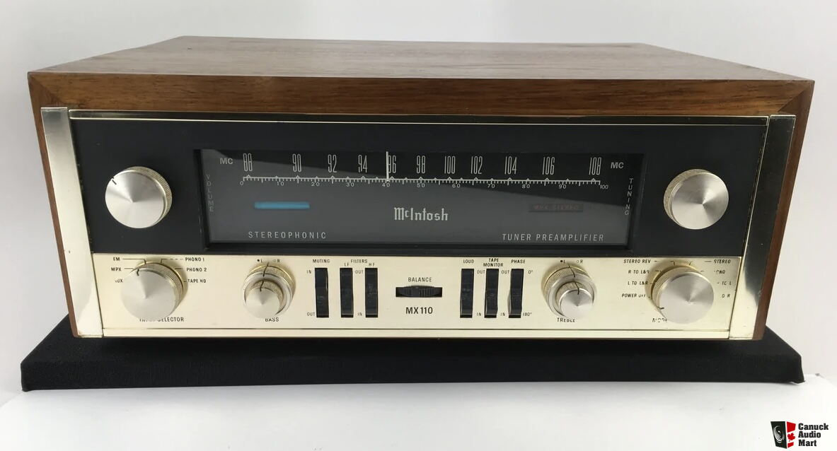 Mcintosh MX110 Stereo Receiver Wanted - UK Audio Mart