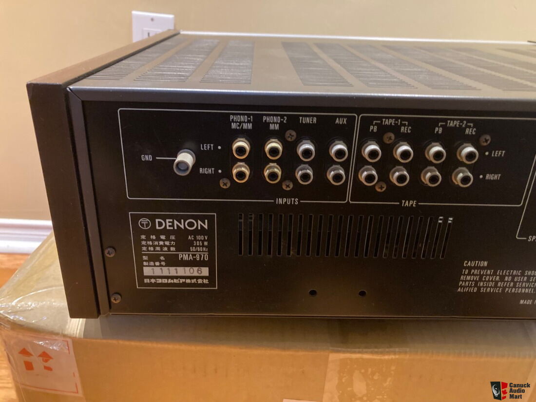 Denon TOP Model PMA-970 Class "A" Amplifier Photo #4233191 - Canuck ...