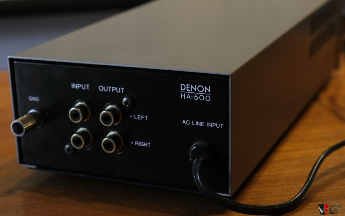 Denon HA-500 MC Cartridge Head Amp SUT Recapped Photo #4233497 - UK ...