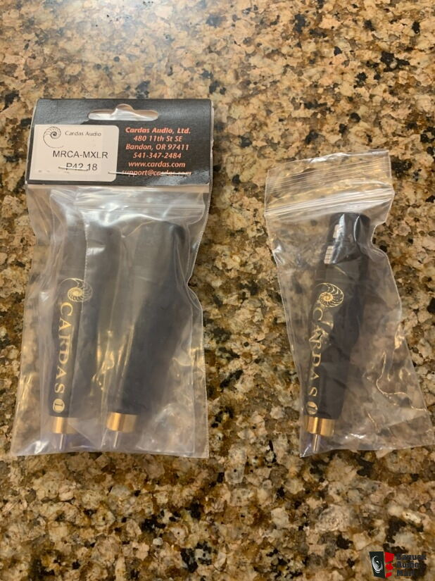 Cardas MRCA - MXLR Male RCA to Male XLR Adapter plus bonus (1) MRCA ...