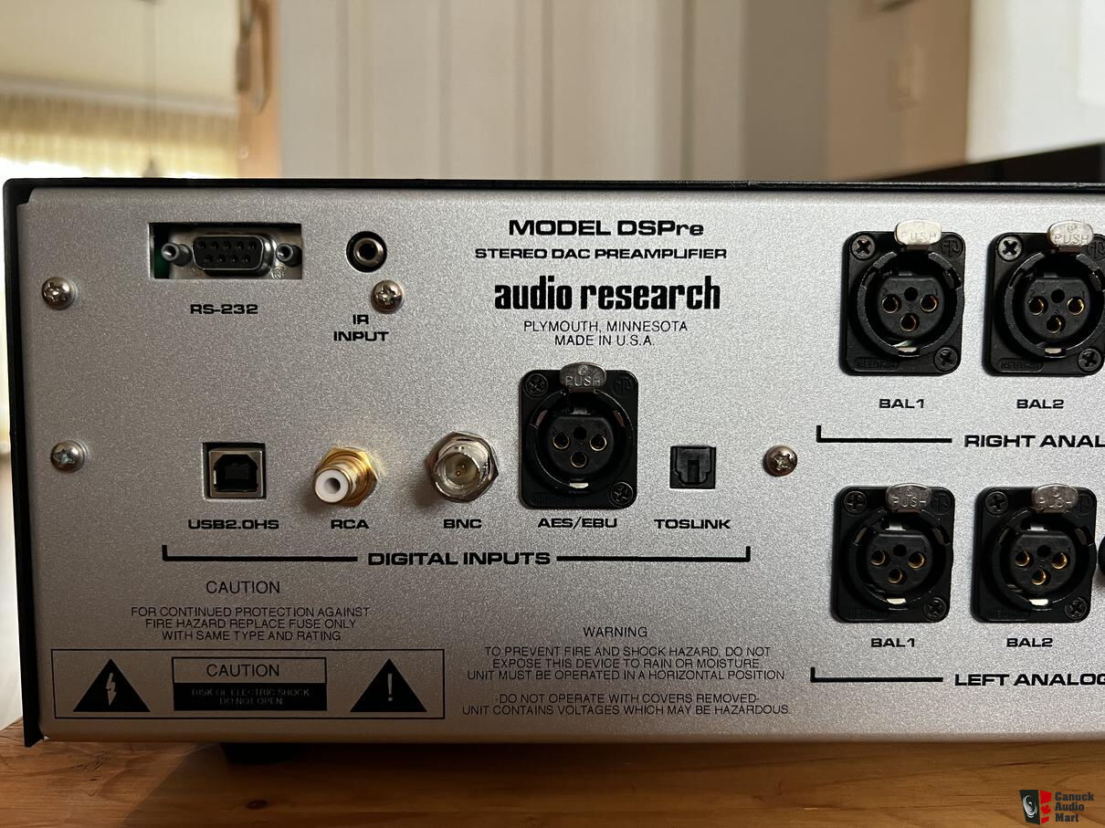 Audio Research, DSPre, DAC and Preamplifier combo Photo #4234674 ...