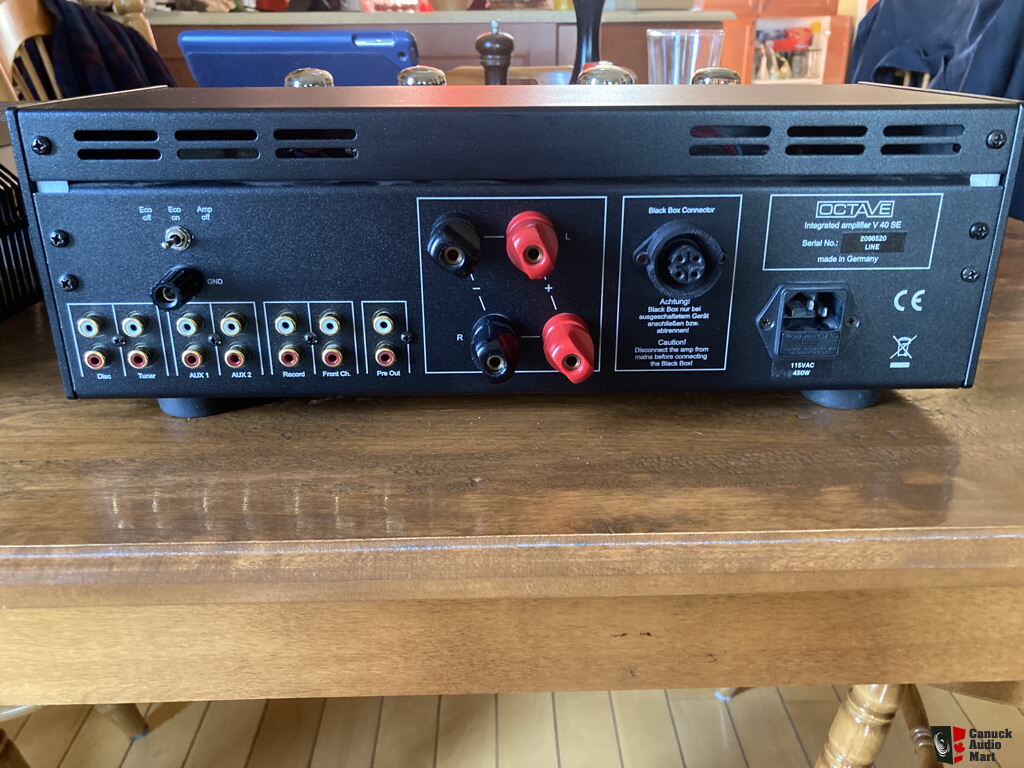 Octave V40SE w/Super Black Box & 2 set of SED Winged C tubes: EL34 ...