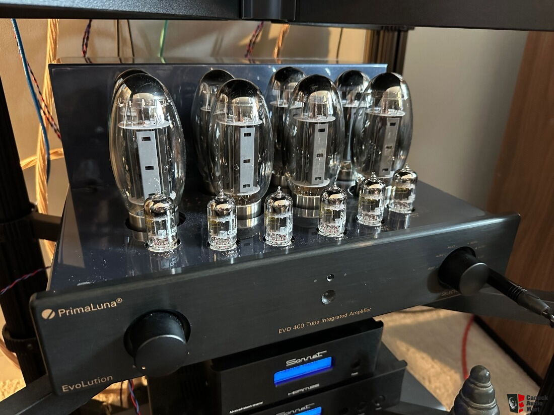 PrimaLuna EVO 400 Tube Integrated Amp w/8x Tung Sol KT-150 + 6x Genelex ...