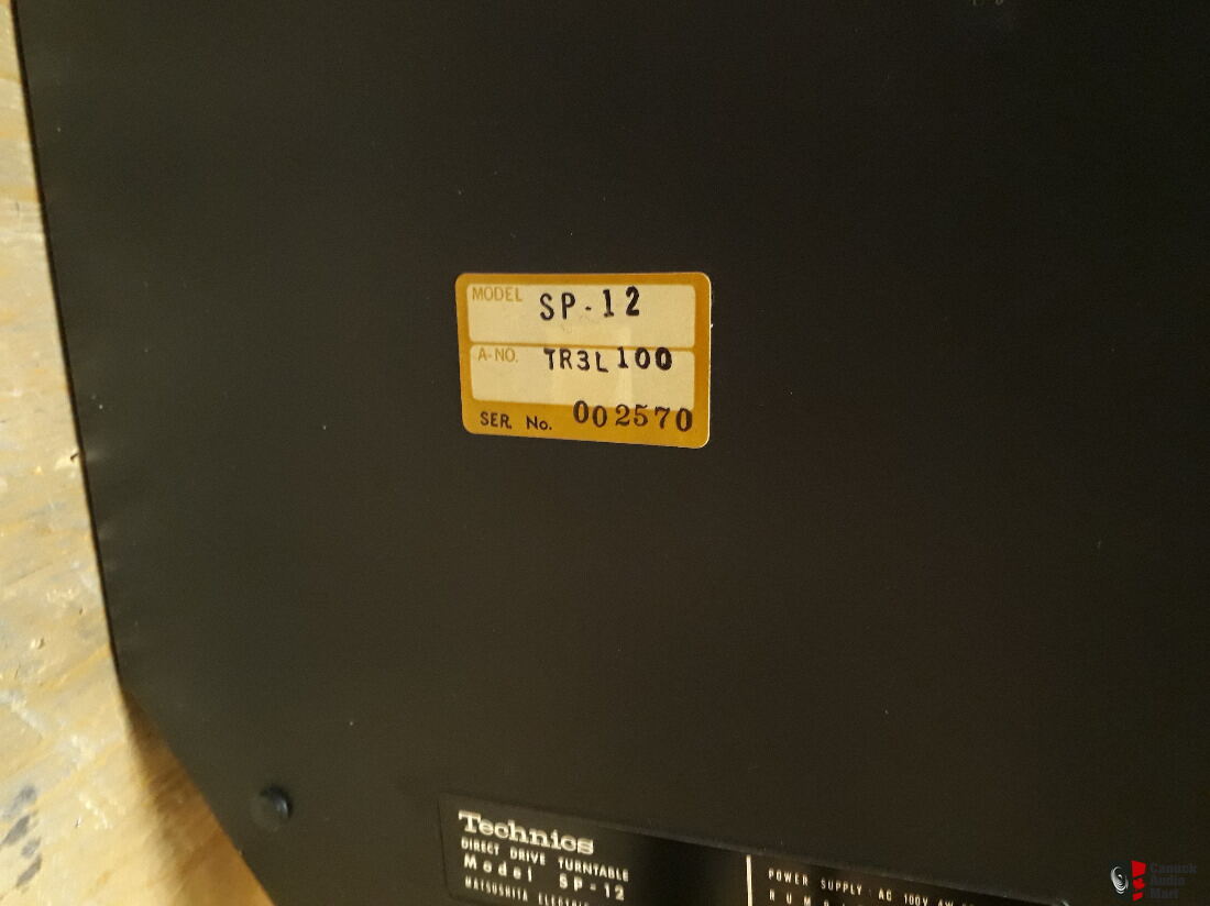 Beautiful & Rare -- Technics SP-12 -- Japan Only -- Direct Drive ...