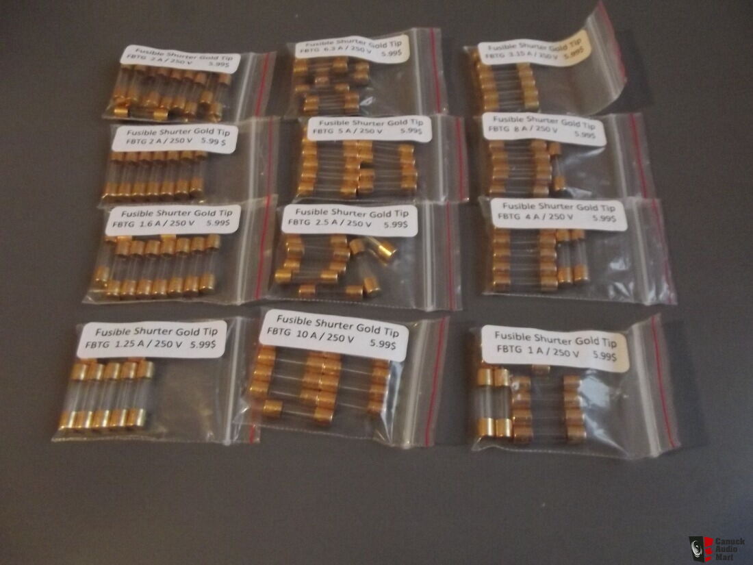 FUSE 5 X 20mm gold tip Photo #4237431 - Canuck Audio Mart