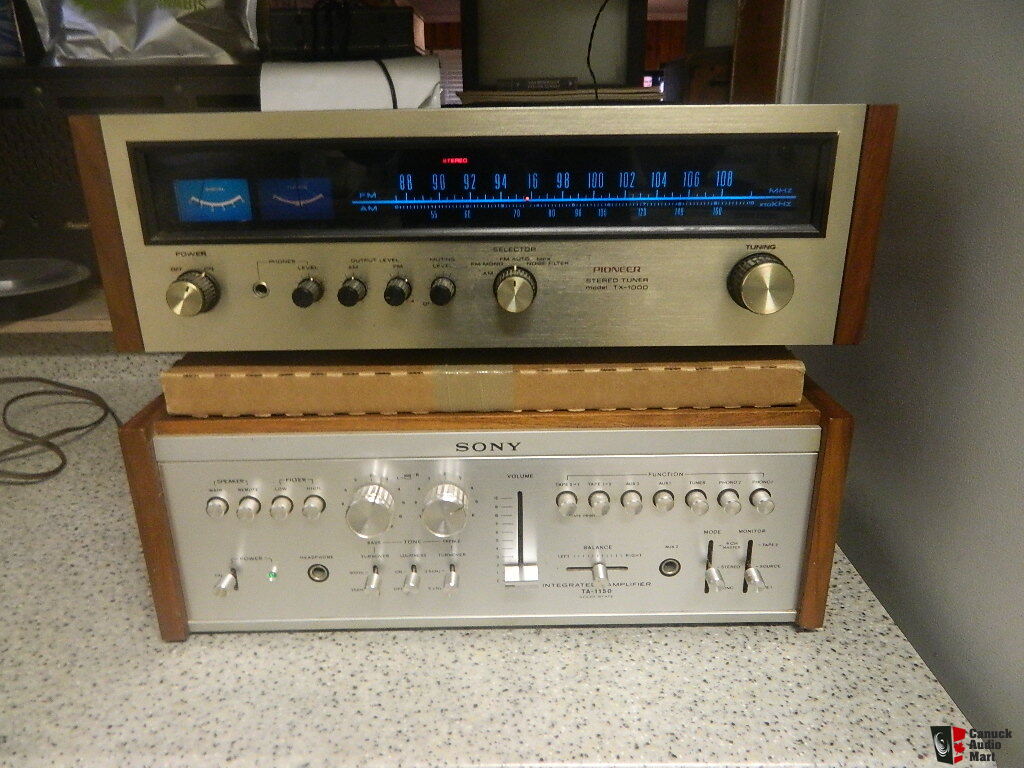 Sony TA 1150 Integrated Amp + Pioneer TX 1000 Tuner Photo #4238903 ...