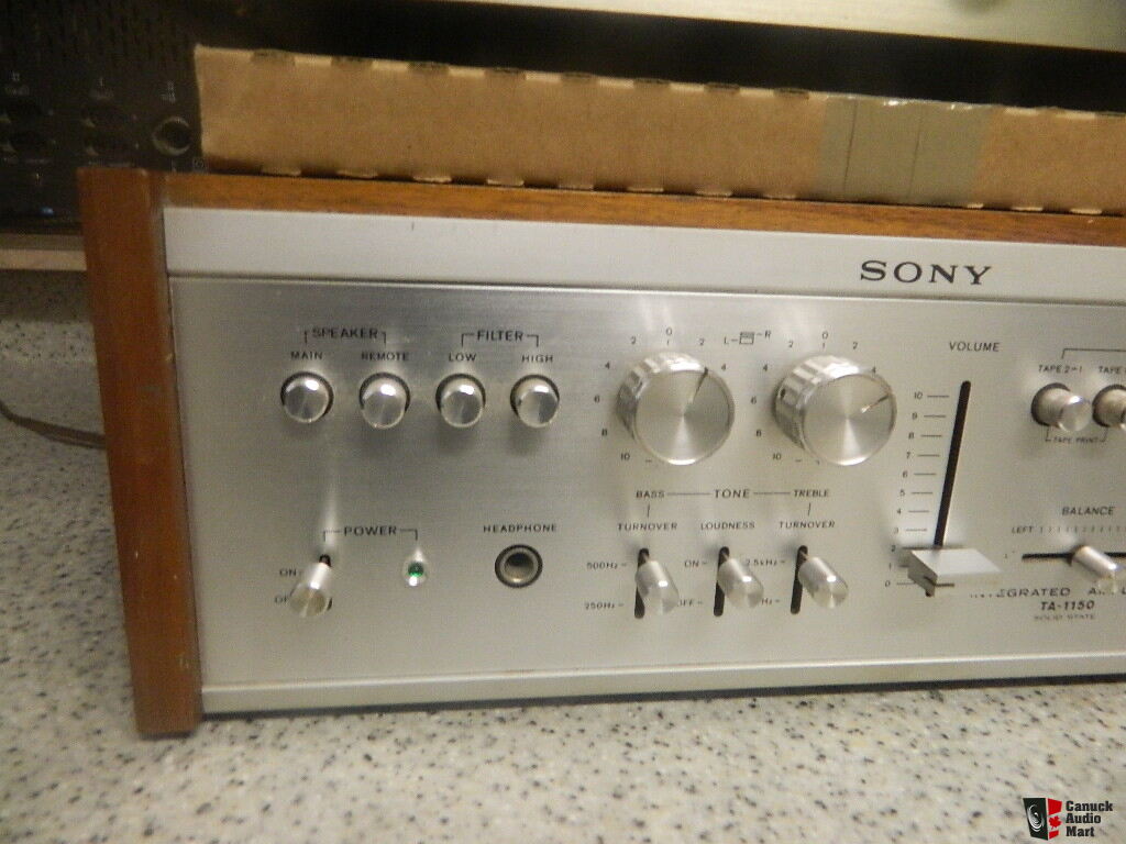 Sony TA 1150 Integrated Amp + Pioneer TX 1000 Tuner Photo #4238907 ...