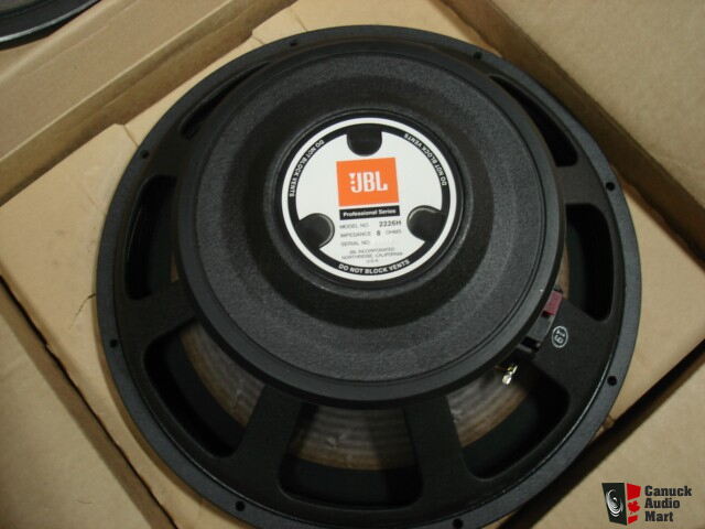JBL 2226H drivers-pair & cabinets--SALE PENDING For Sale - Canuck Audio ...