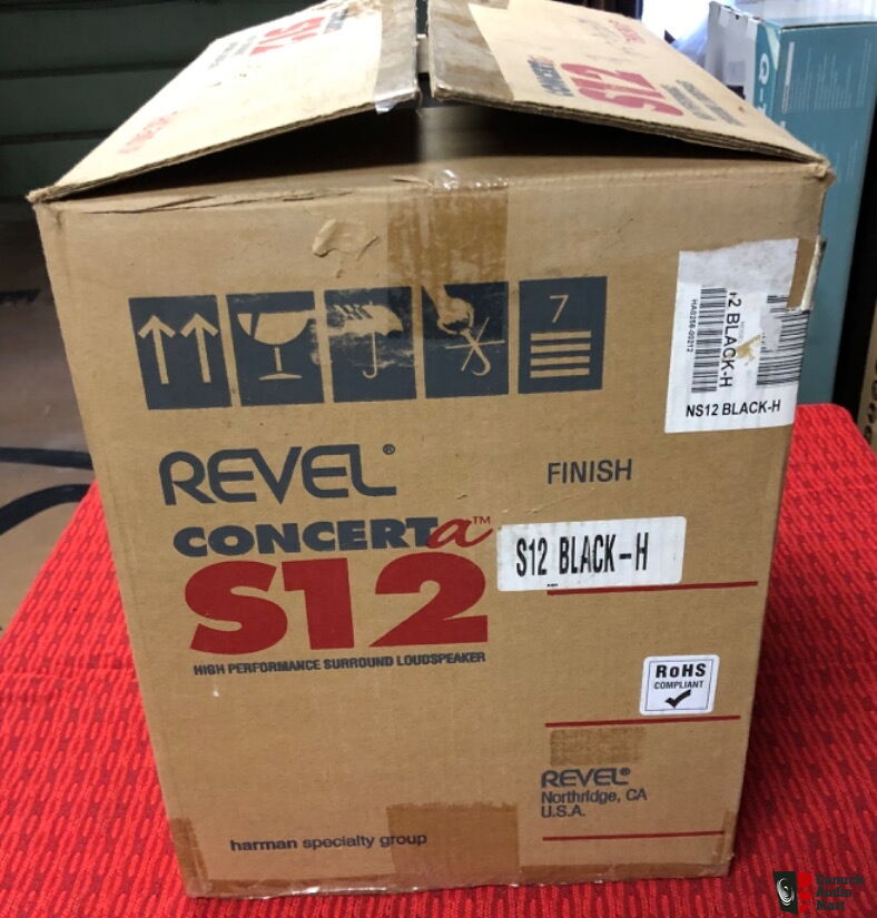 Pair Revel Concerta S12 speakers NIB Photo #4239649 - US Audio Mart