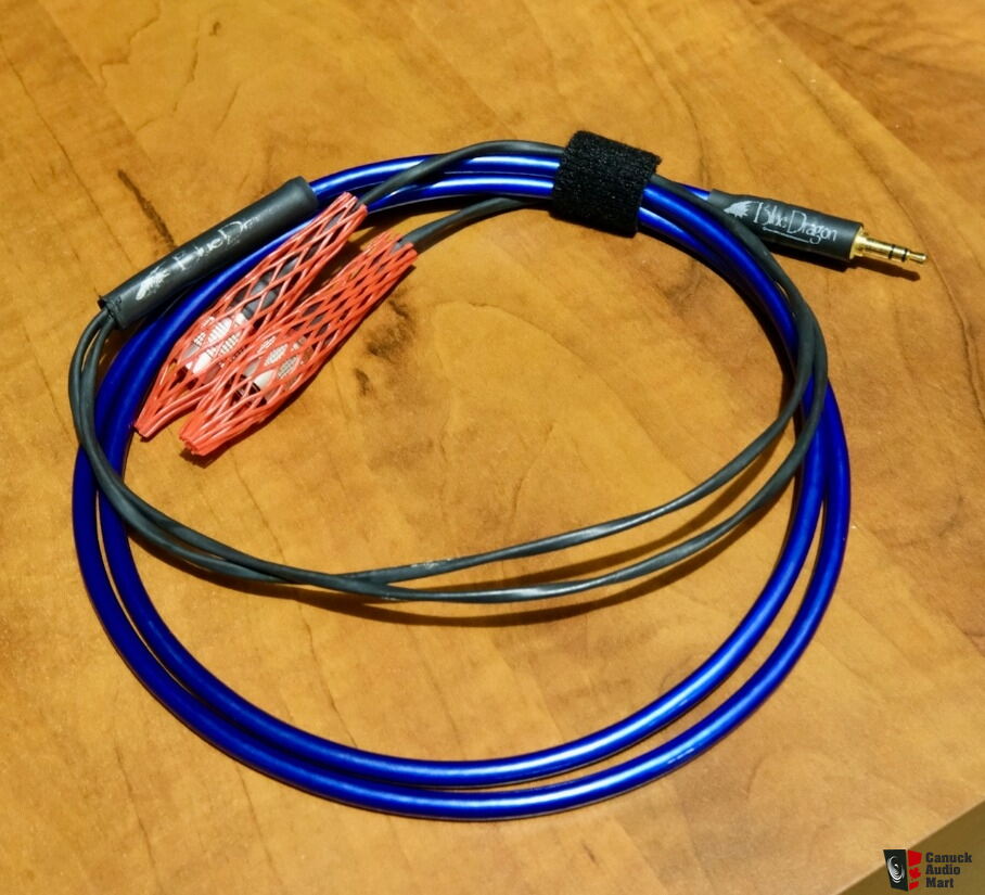 Moon Audio Blue Dragon MrSpeakers 5 foot cable For Sale - Canuck Audio Mart
