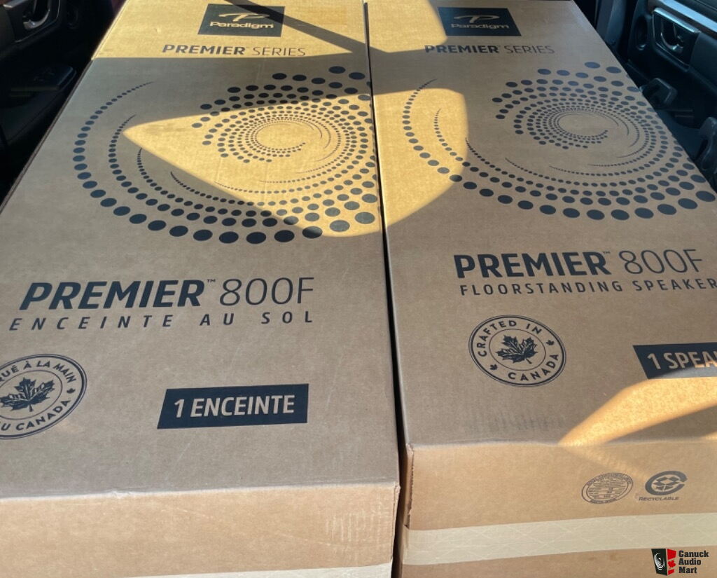 Paradigm Premier 800F "New Photo #4240018 - Canuck Audio Mart