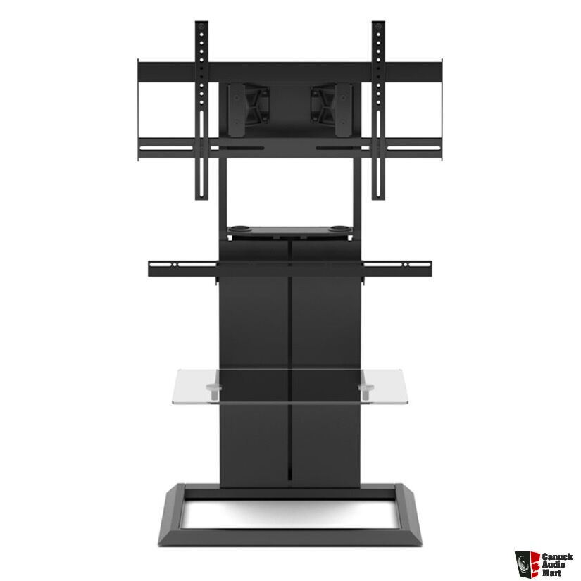BDI Totem 9930 TV Stand + Extra 9935 Shelf (Black): NEW-in-BOX; 60% Off ...