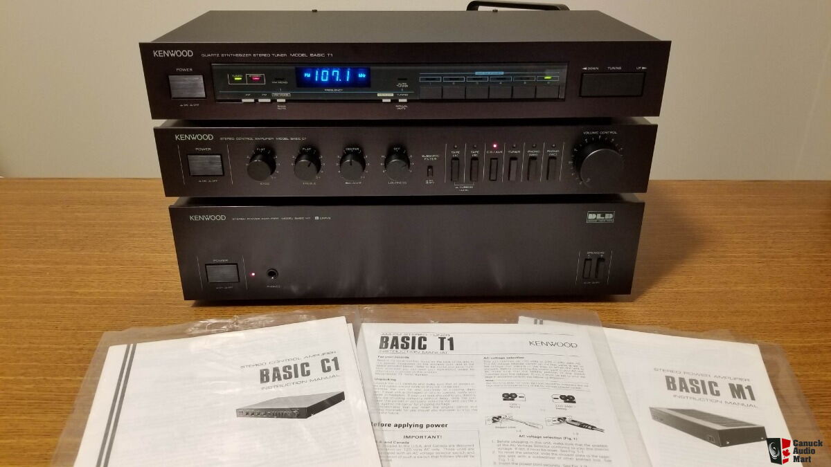 Kenwood Basic stack - M1 amp, C1 pre, T1 tuner Photo #4244988 - Canuck ...