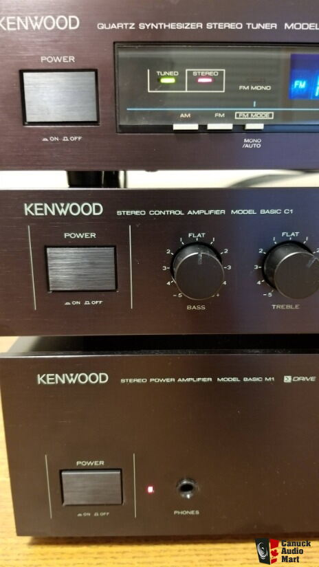 Kenwood Basic stack - M1 amp, C1 pre, T1 tuner Photo #4244991 - US ...
