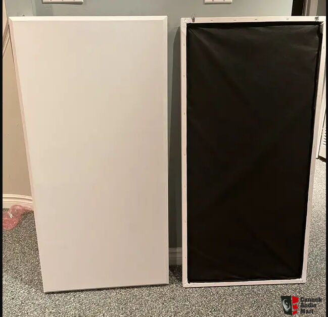 4x WHITE Sound Absorbing Acoustic Panels 2'x4' Professional Photo ...