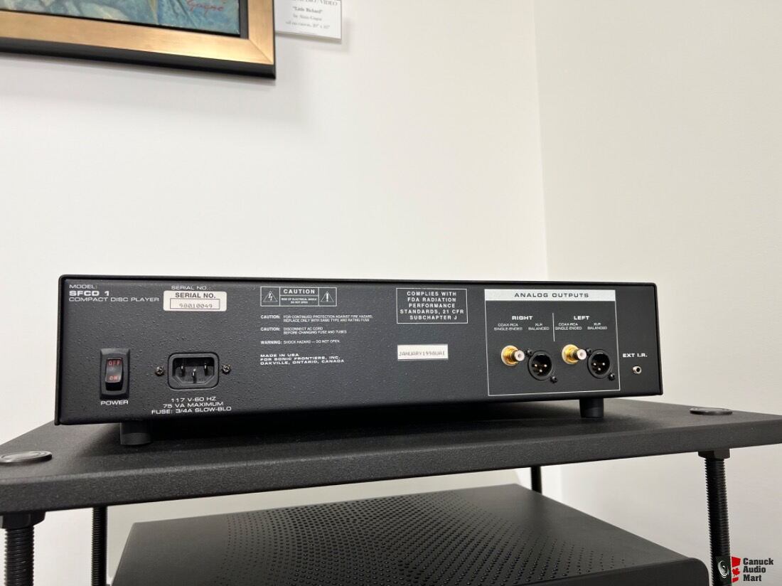 Sonic Frontiers SFCD1 Compact Disc Player Photo #4246336 - US Audio Mart