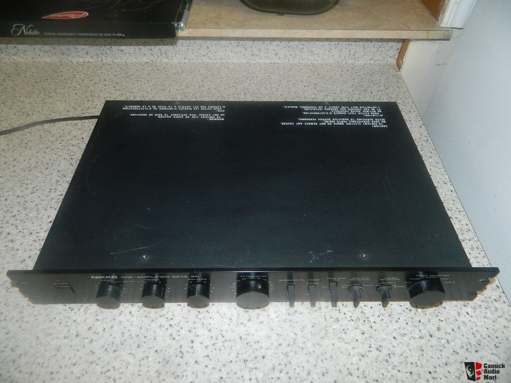 Vintage Nikko Stereo Pre Amplifier Beta 20 Tested Working Photo ...