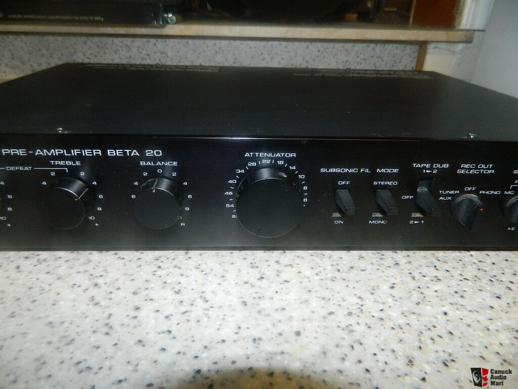 Vintage Nikko Stereo Pre Amplifier Beta 20 Tested Working Photo ...