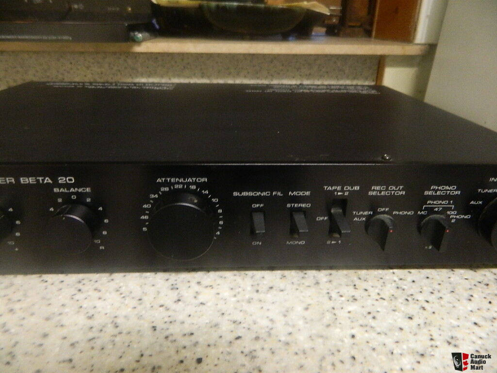 Vintage Nikko Stereo Pre Amplifier Beta 20 Tested Working Photo ...