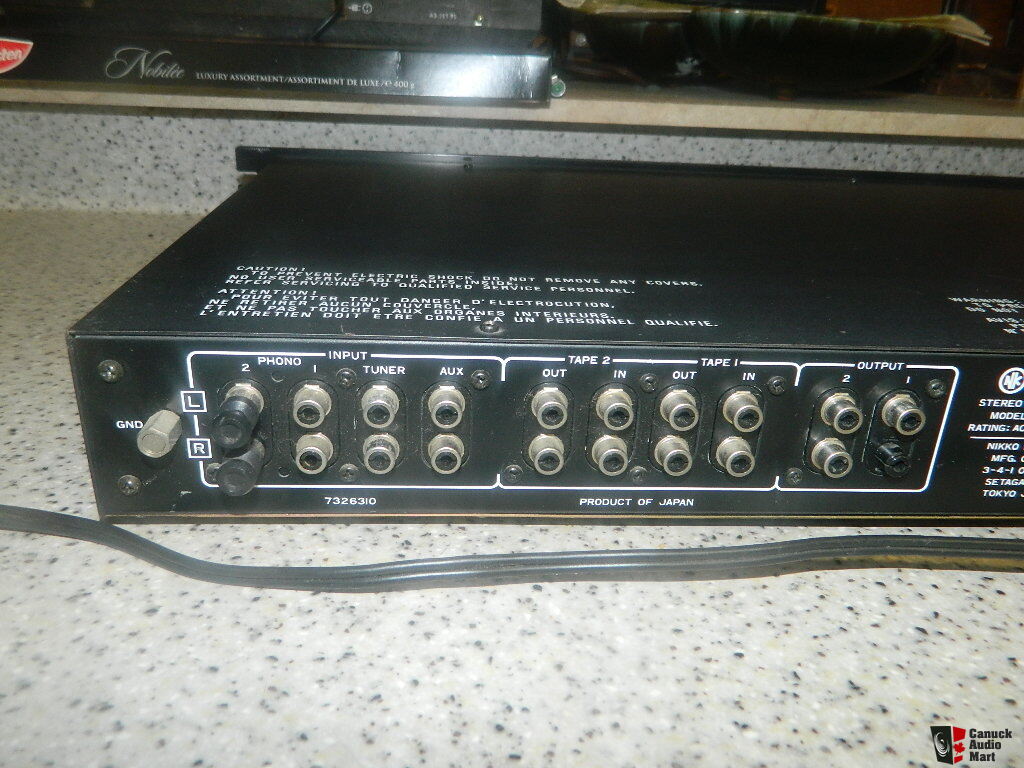 Vintage Nikko Stereo Pre Amplifier Beta 20 Tested Working Photo ...