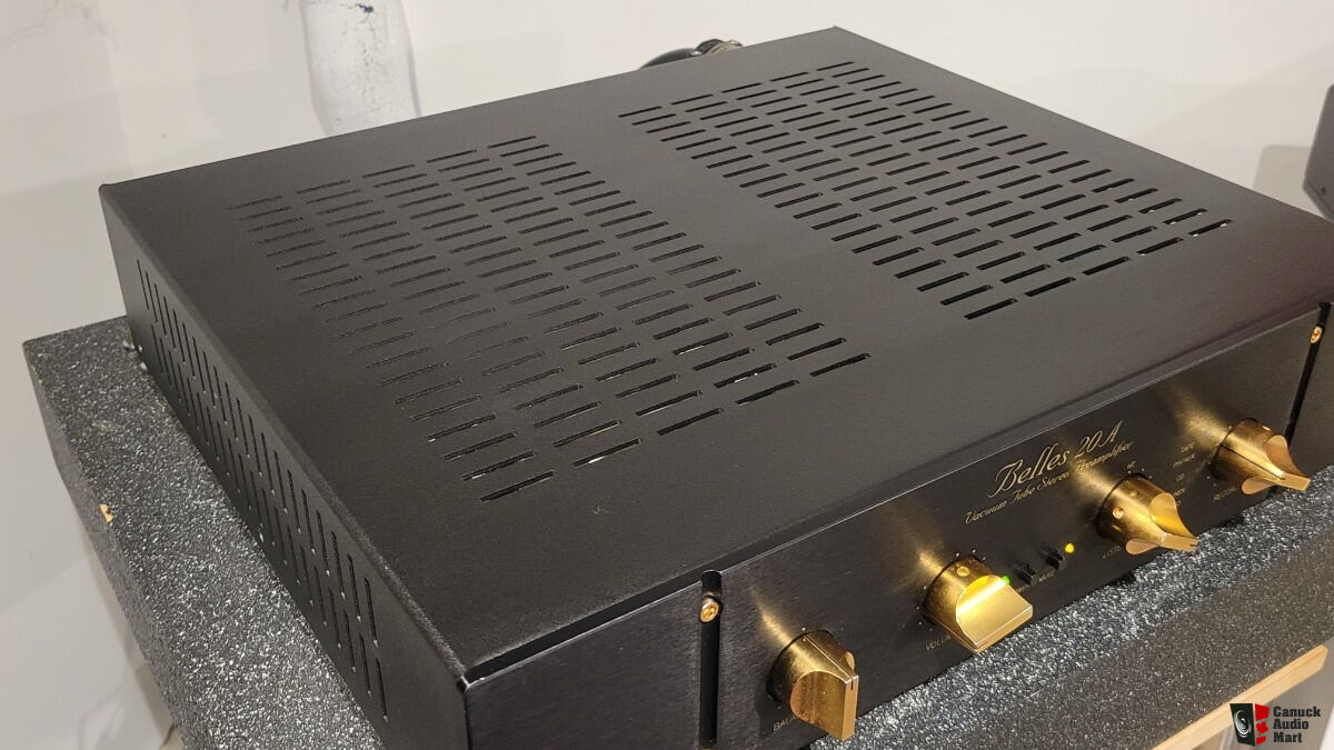 Belles 20A tube preamplifier line stage balanced connection remote ...
