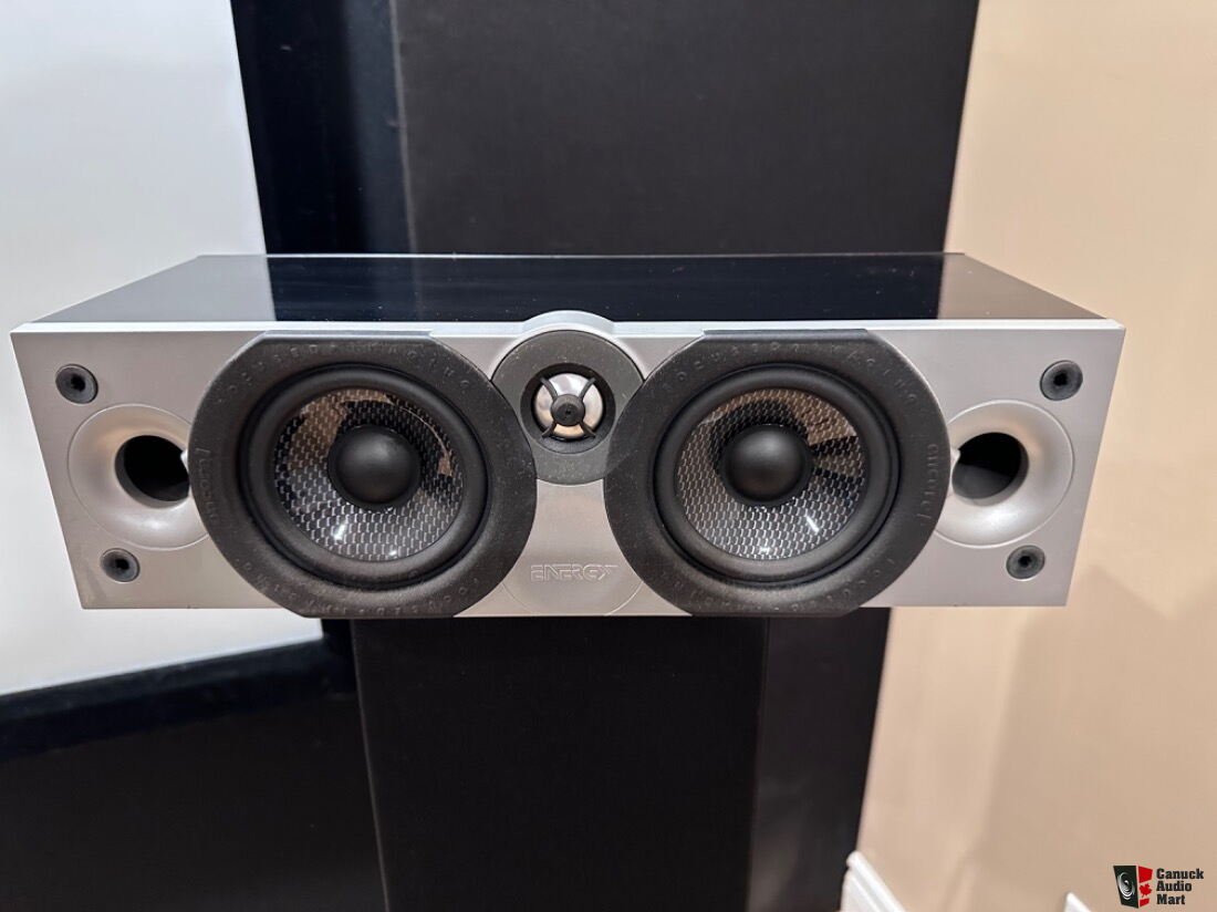 Energy Encore bookshelf speakers with matching stands and Center Photo ...