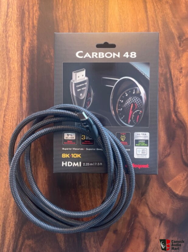 AudioQuest Carbon 48 HDMI 2.25m For Sale - Canuck Audio Mart